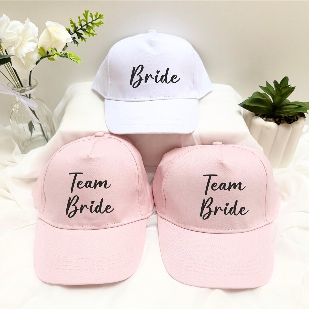 Personalized EVJF Cap - Bride / Team Bride, EVJF Gift, Wedding Gift ...