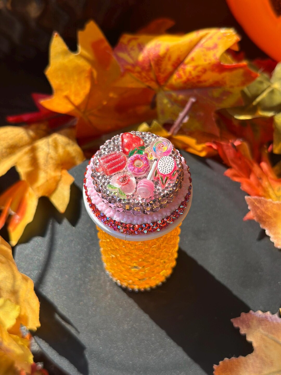 Bling Bedazzled Medication Bottle, Fully Covered Rhinestones and ...