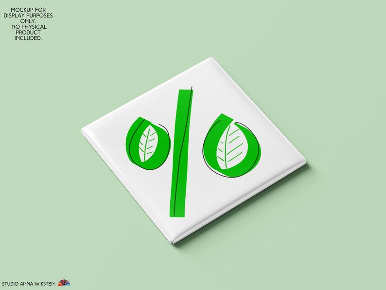 Minimalist Leaf Sticker: Scandinavian Scrapbooking Clipart (digital ...