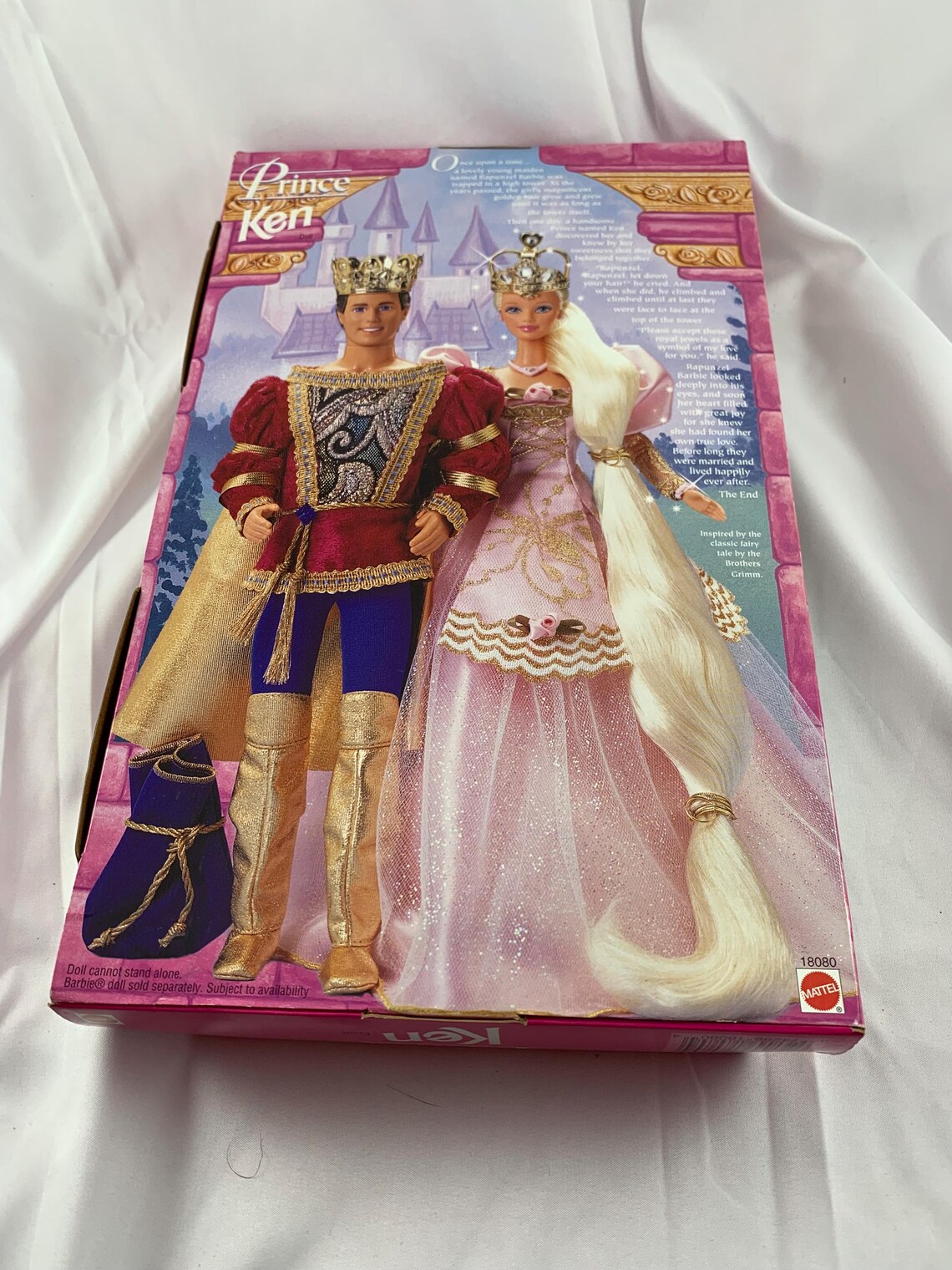 Prince Ken Rapunzel Barbie Doll Mattel 1997 18080 Brand New in Box NIB ...