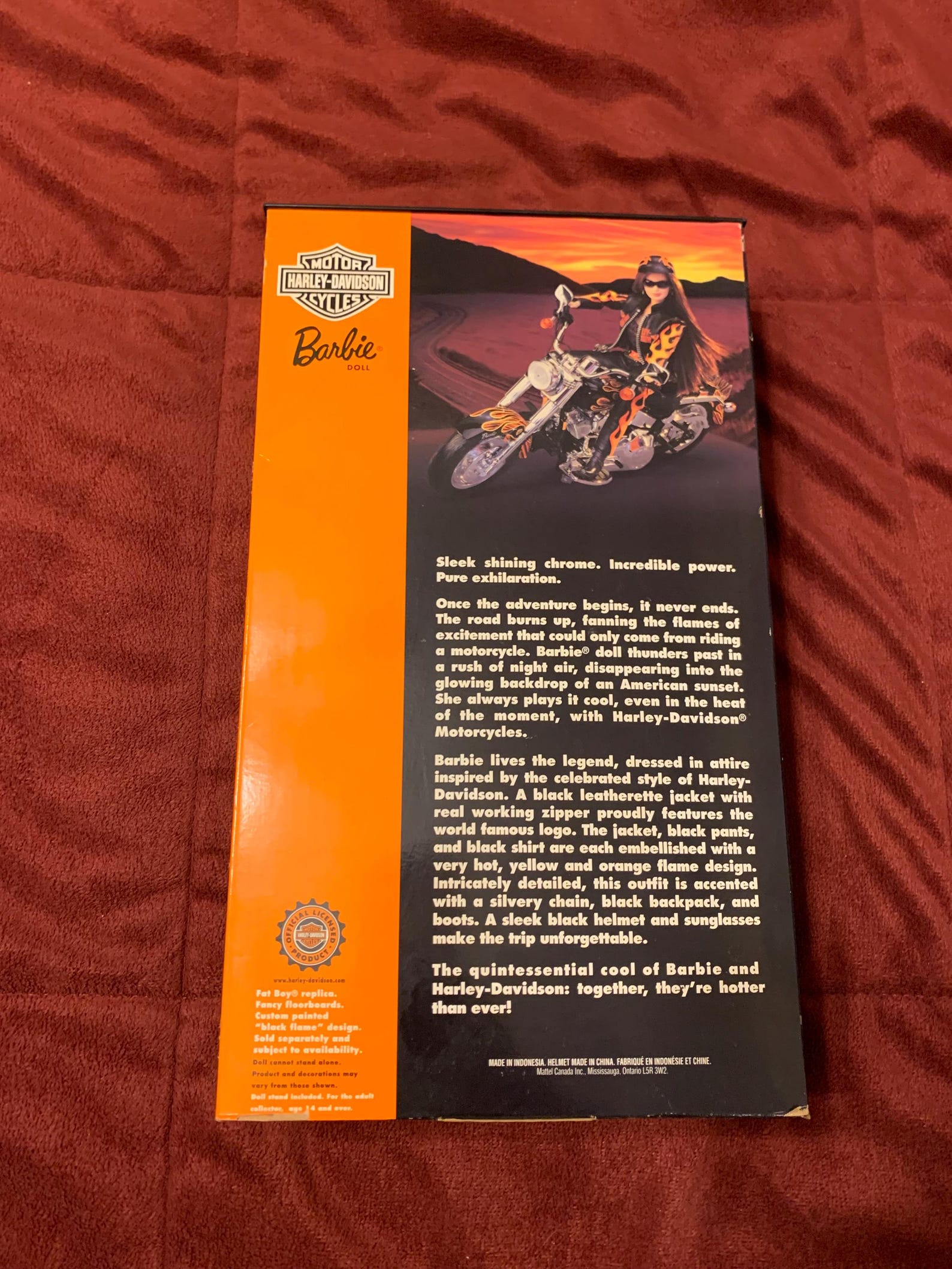 Harley Davidson Barbie Doll Number 5 Redhead 2000 Mattel 29207 Brand ...