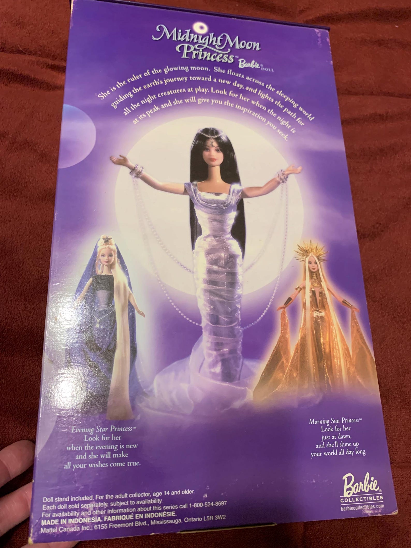 Midnight Moon Princess Barbie Celestial Series 3rd Edition 2000 #27689 ...
