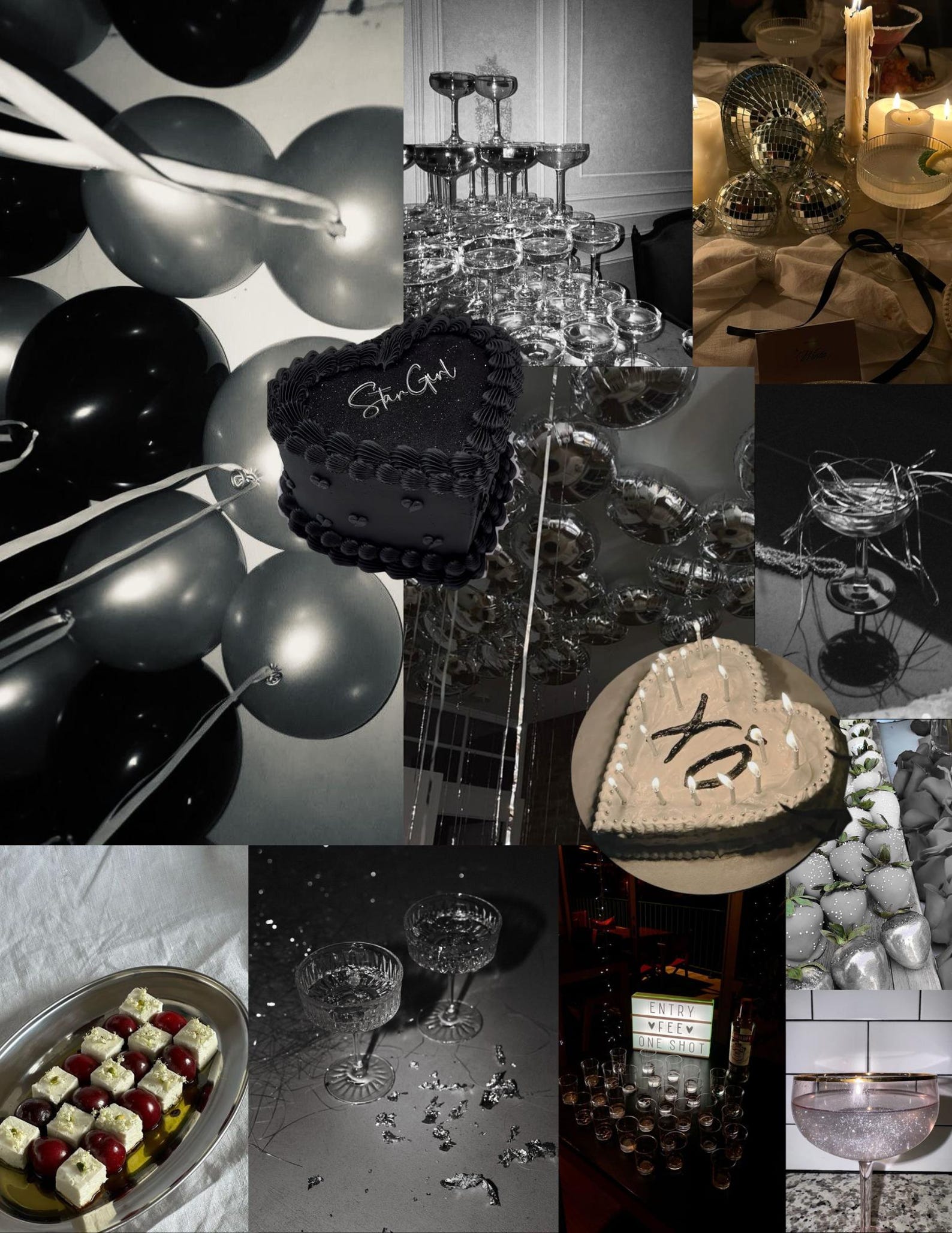 White the Weeknd House of Balloons Stargirl Starboy Party Invitation XO ...