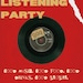 Artist Listening Party Invitation the Weeknd Retro Red Sound Album ...