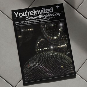 The Weeknd House of Balloons Stargirl Starboy Party Invitation XO ...