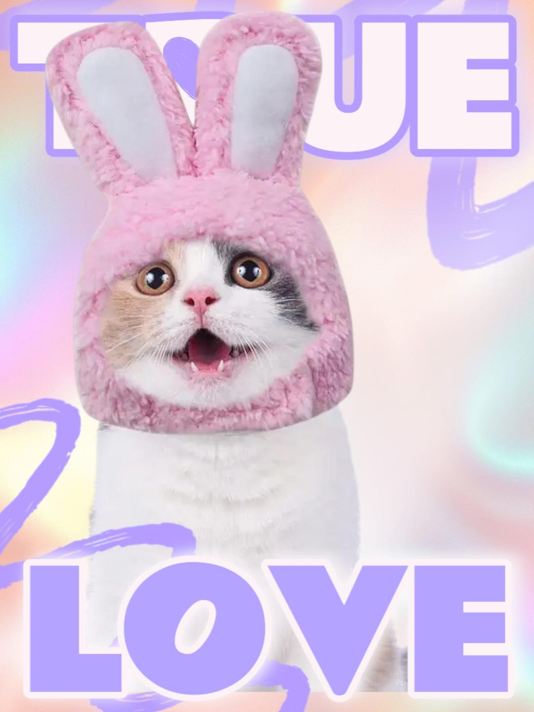 Easter Bunny Cat Costume – Cute Mini Rabbit Ears Hat for Cats, Pet ...