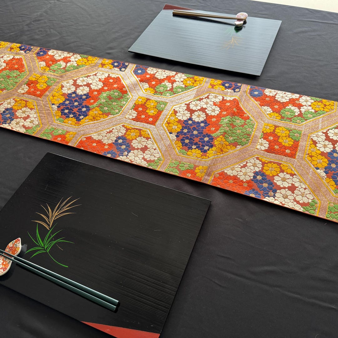Vintage Japanese Obi Table Runner -one-of-a-kind Handmade Decor - Etsy
