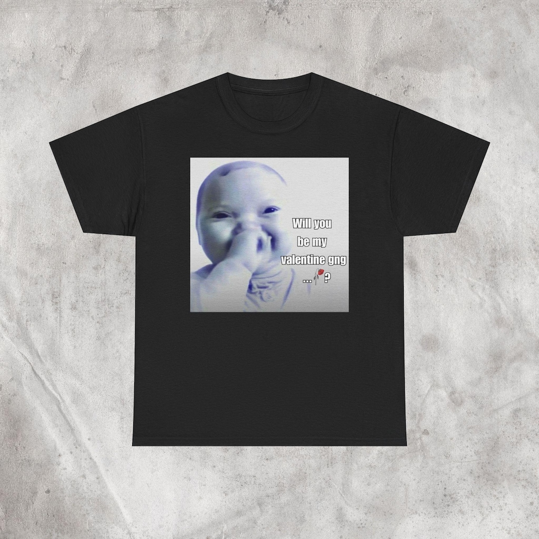 Niche Baby Meme Valentine Shirt, Ai Niche Baby Funny Shirt Niche Baby ...