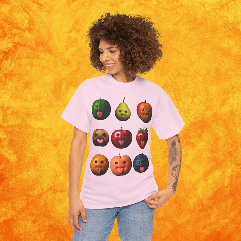 Funny Silly AI Fruit Gen Z Meme Brainrot Humor Tongue Out Ai Fruits ...