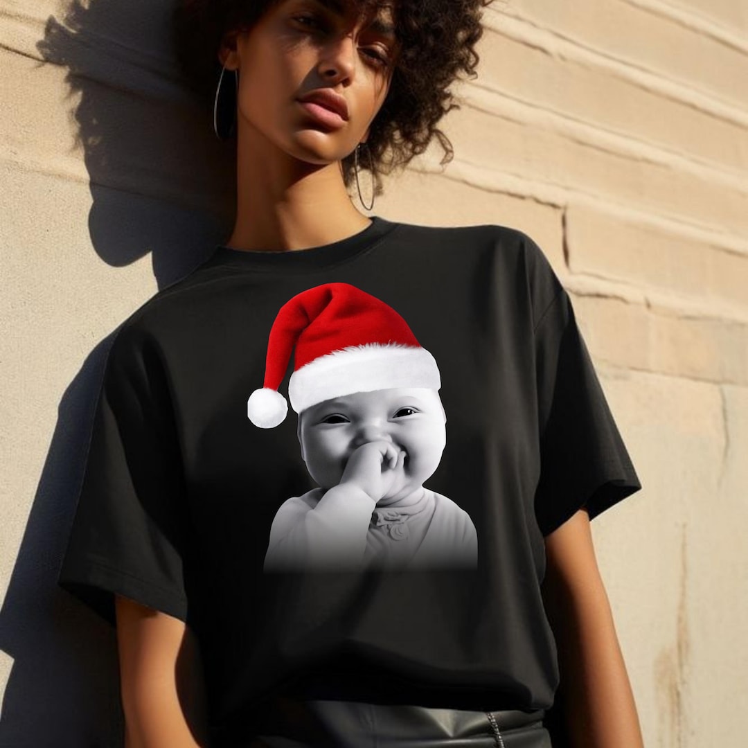 Ai Baby Niche Baby Posted up Baby Meme Christmas Shirt| Funny Holiday ...