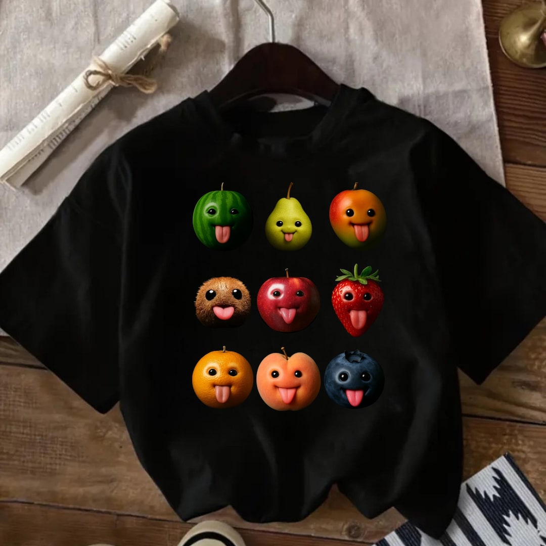 Funny Silly AI Fruit Gen Z Meme Brainrot Humor Tongue Out Ai Fruits ...