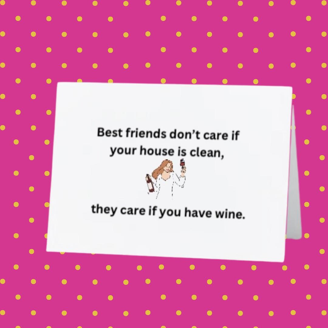 Card for Best Friend! Folded 5 X 7 - Etsy