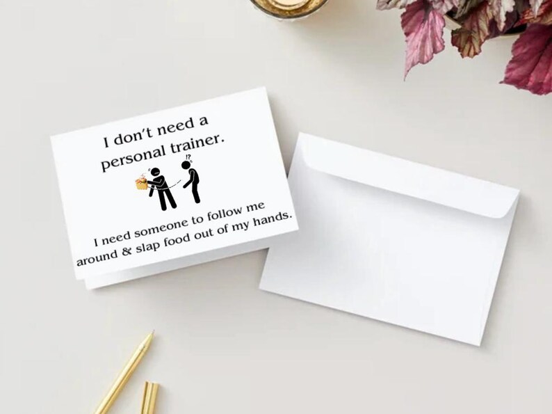 Funny Card for Friend! Folded 5 X 7 - Etsy