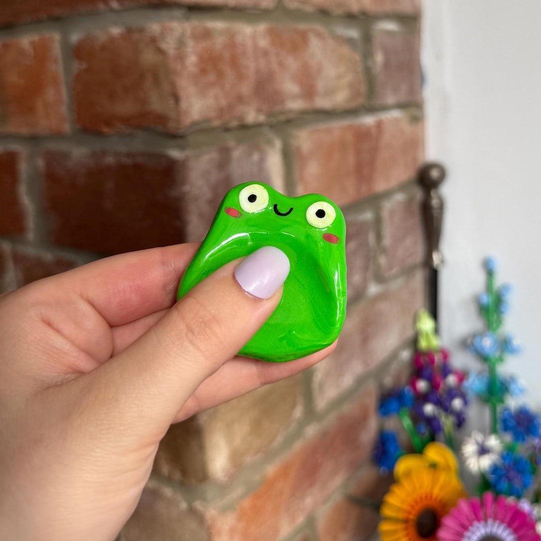 Polymer Clay Worry Stone, Fidget Toy, Anxiety Relief - Etsy