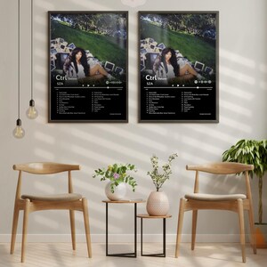 SZA Ctrl Deluxe Album Cover Poster – Aesthetic Music Wall Art ...