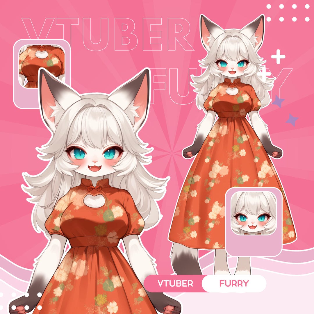 Custom Live2d Furry Vtuber | Vtuber Model | Furry Vtuber | Vtuber ...