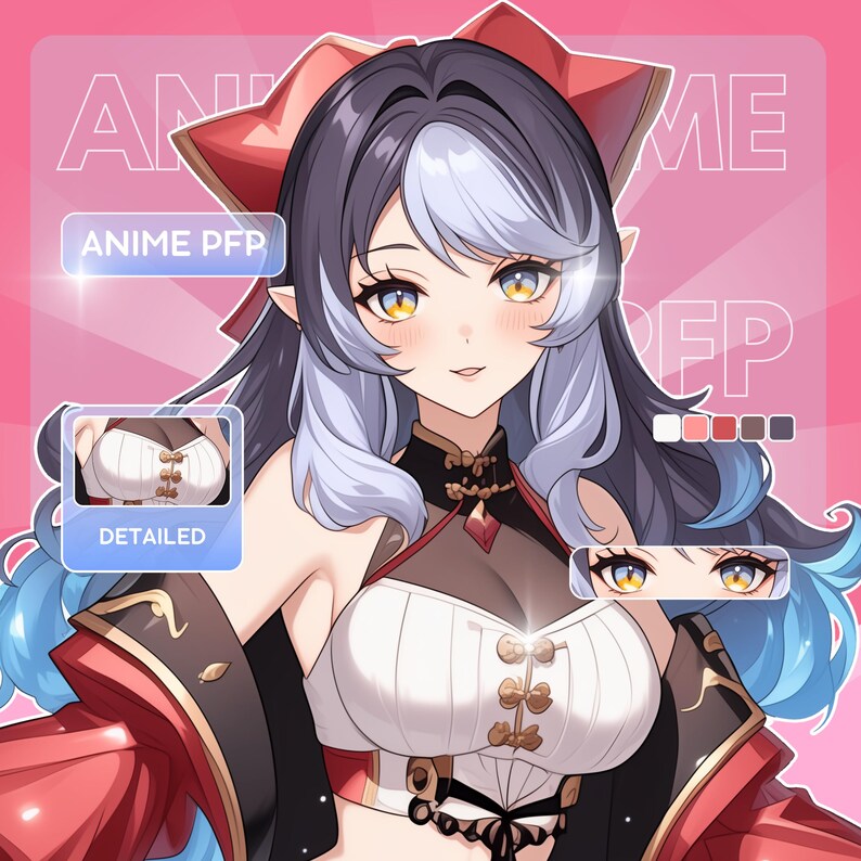 Custom Anime Portrait Pfp Anime Family Portrait Couple Gift Anime PFP ...