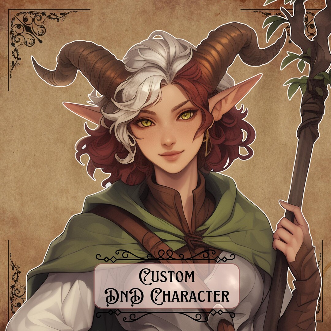 DND Character, Custom DND Character, DND Party, Fantasy Art ...