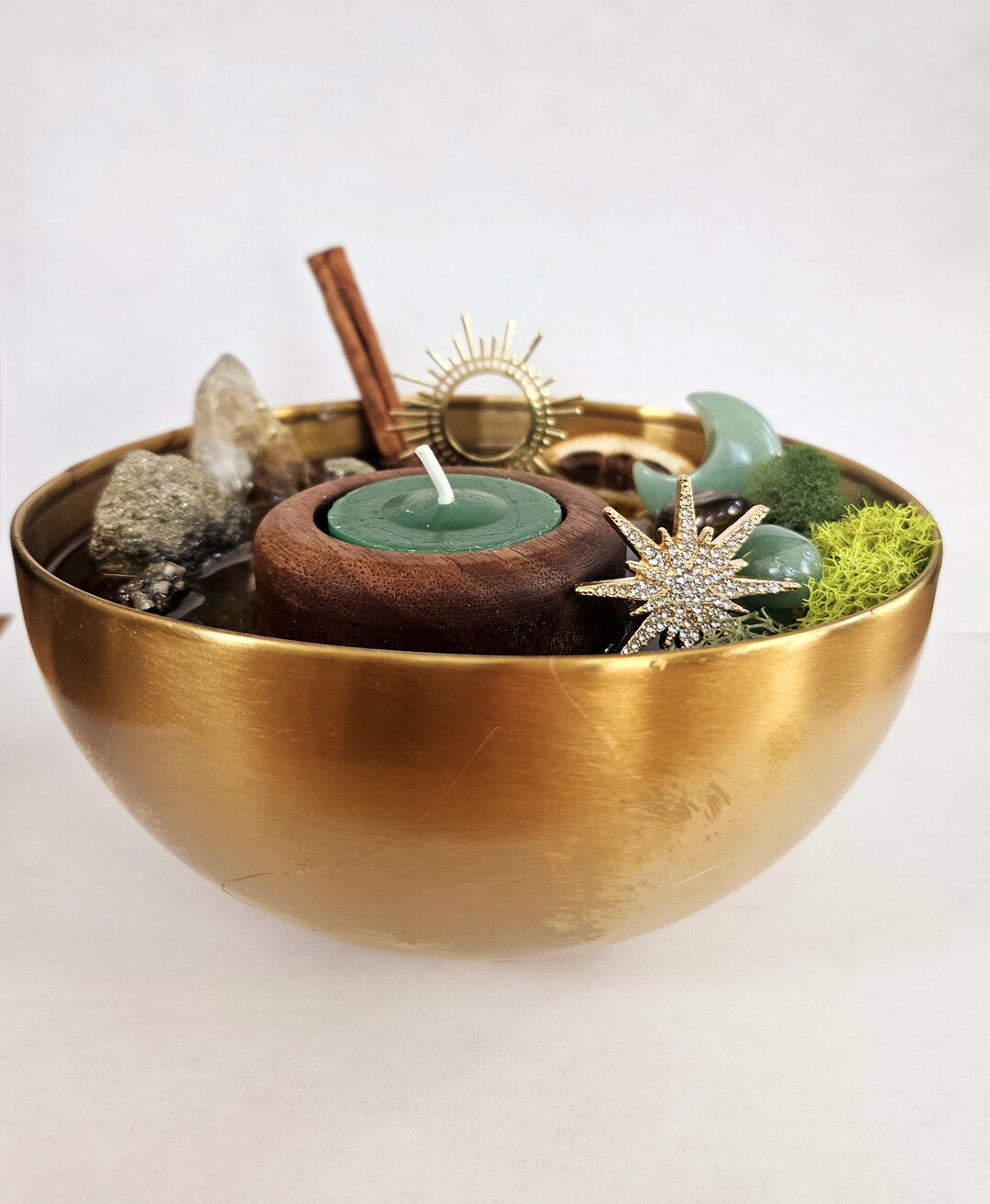 Handcrafted Golden Money Bowl Spell for Prosperity - Witch Crafted ...