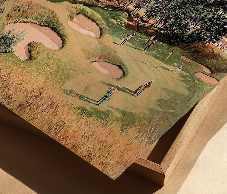Vintage Golf Art Print Antique Sports Wall Decor for Golf Lovers Office ...