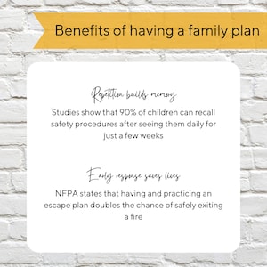 Custom Fire Safety Plan Printable for Kids, Family Fire Evacuation Plan ...