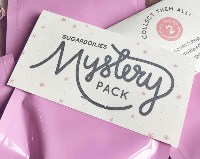 Mystery Enamel Pin Packs - Etsy