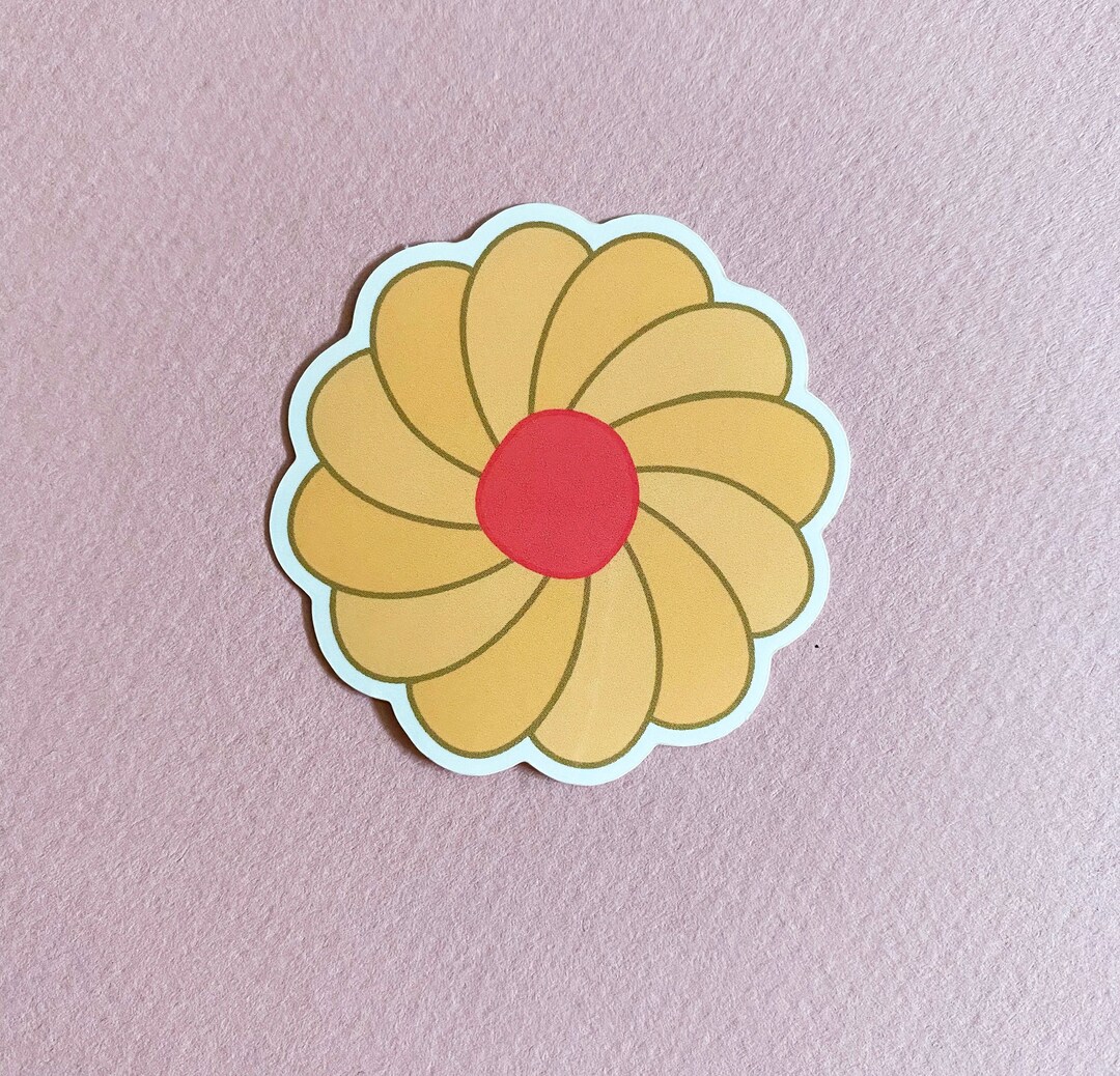 Almond Cookie Sticker, Sicilian Cookie Sticker, Laptop Sticker, Water ...
