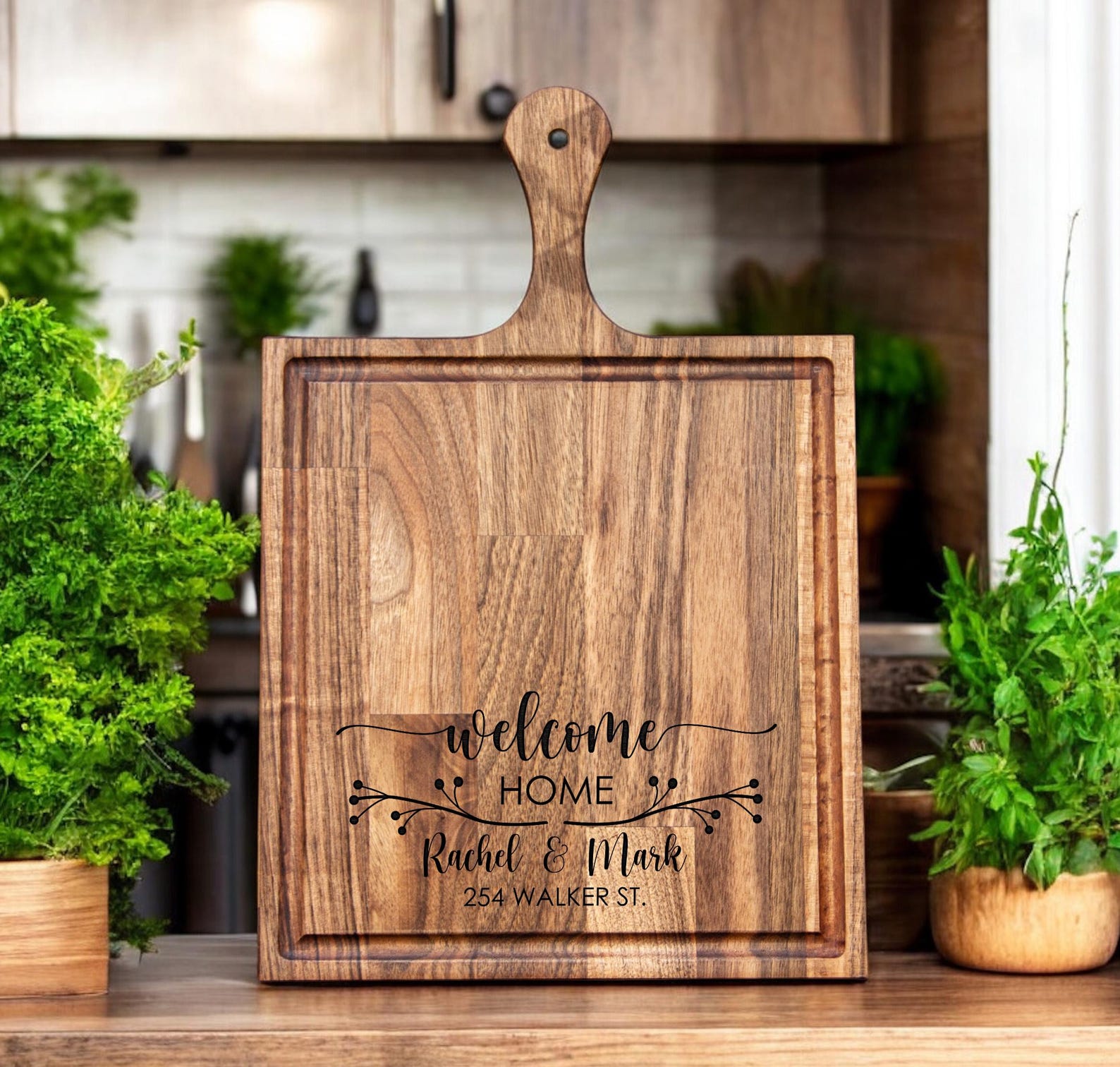 Address Cutting Board, Custom Cutting Board, Welcome Home Cutting Board ...