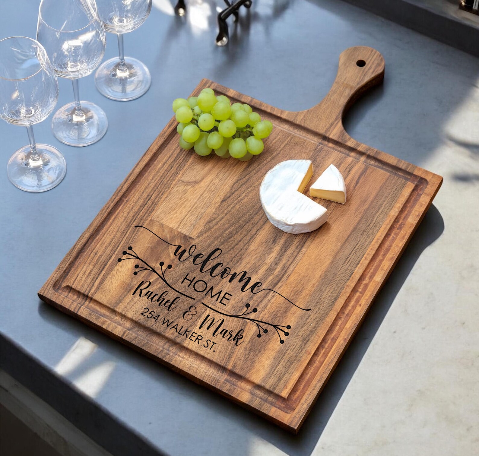 Address Cutting Board, Custom Cutting Board, Welcome Home Cutting Board ...