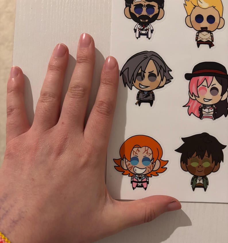 RWBY Chibi Character Sticker Sheets - Etsy