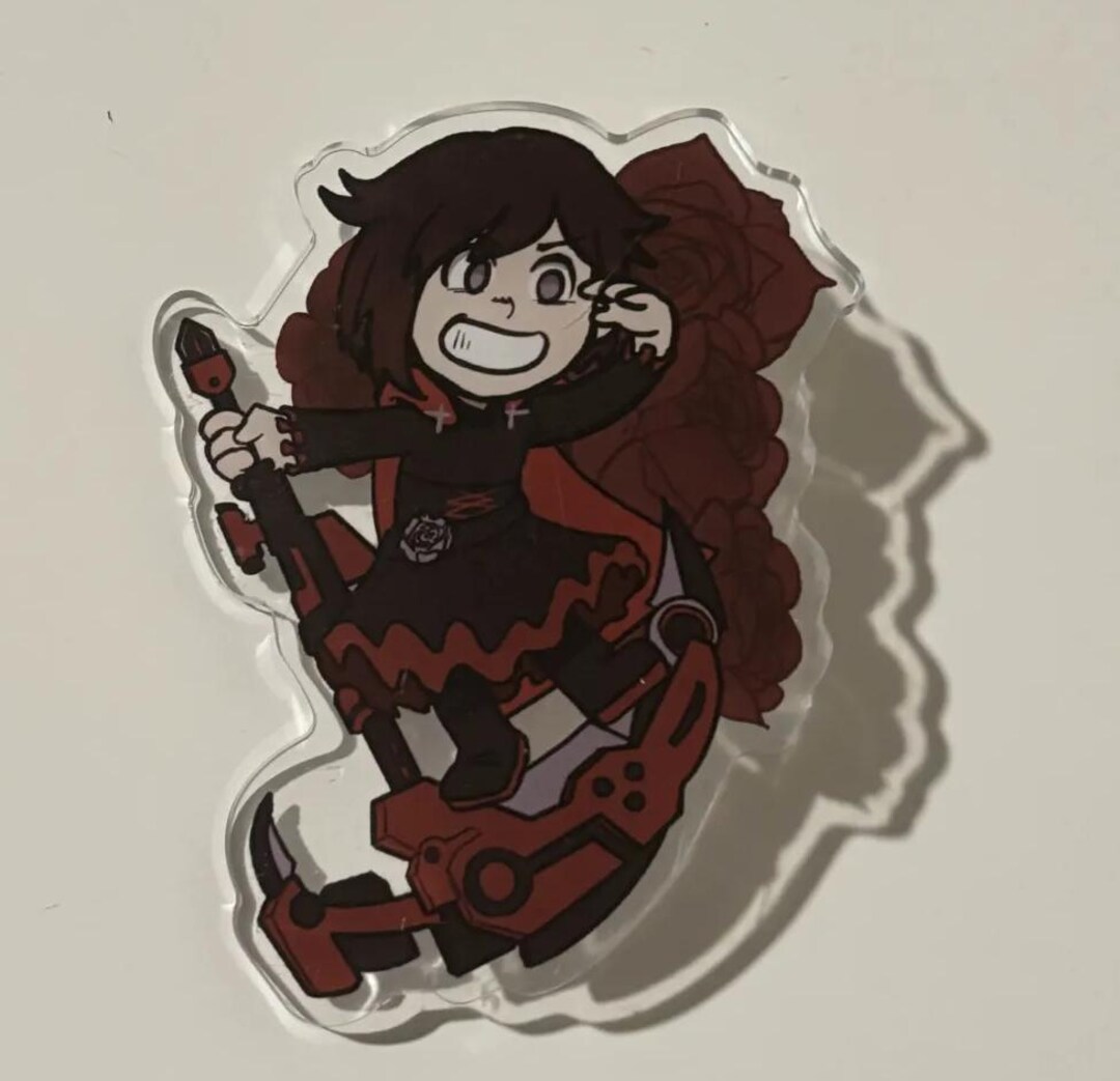 RWBY Acrylic Pin RED TRAILER Ruby Rose - Etsy