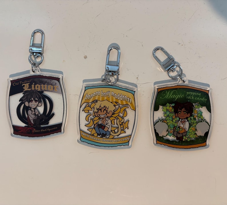 RWBY Snack Charms Keychains - Etsy