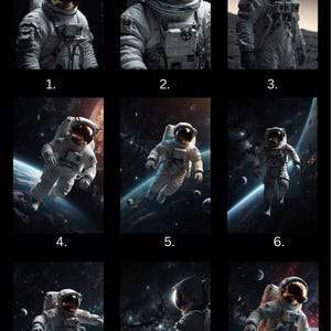 Astronaut Wall Art, Astronaut Cinematic Art, Space Boys Room, Astronomy ...