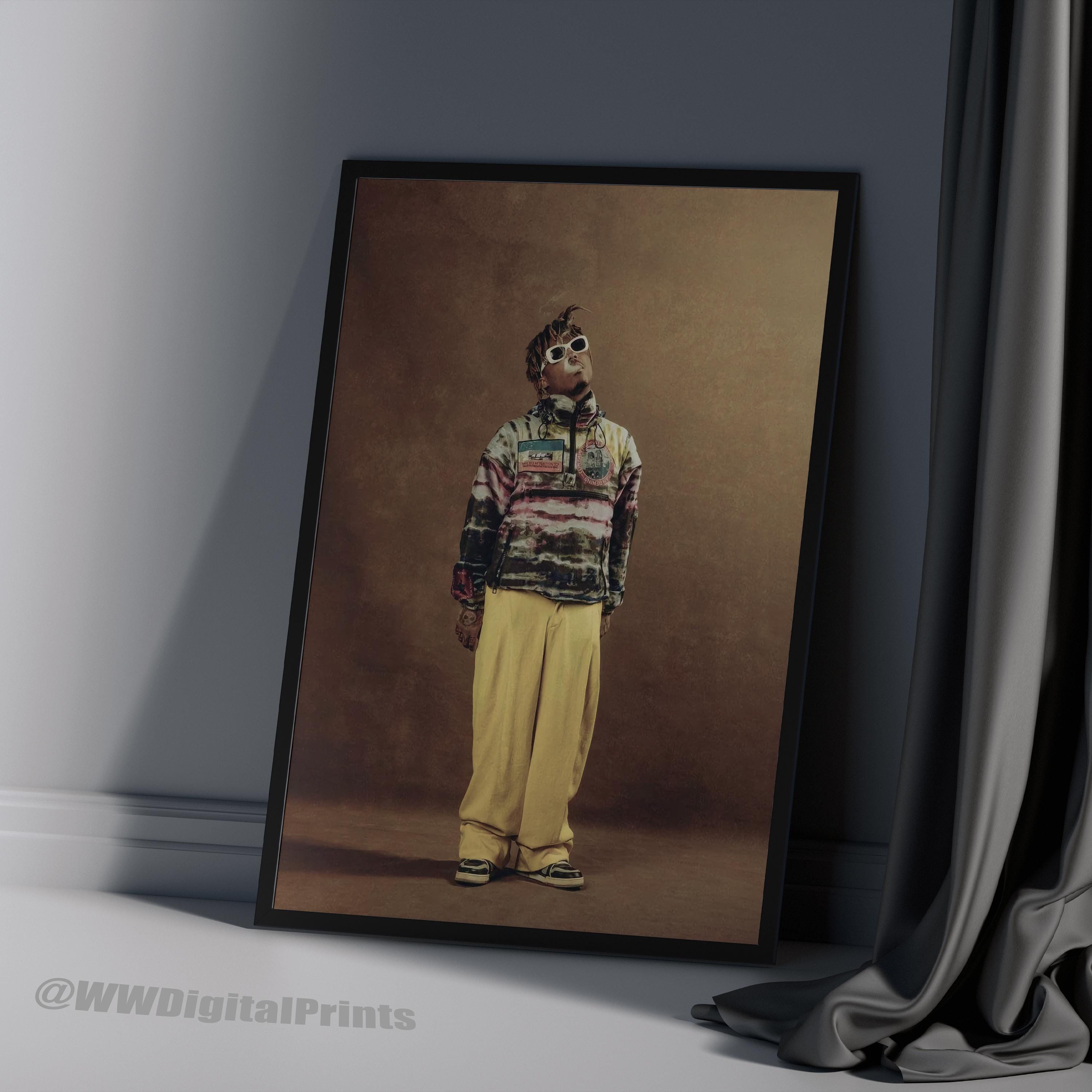 Juice Wrld Poster | Juice Wrld Wall Art | Aesthetic Juice Wrld Poster ...