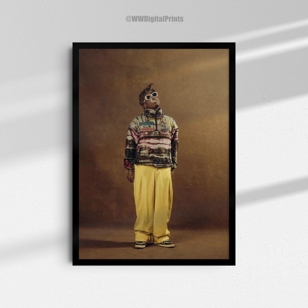 Juice Wrld Poster | Juice Wrld Wall Art | Aesthetic Juice Wrld Poster ...