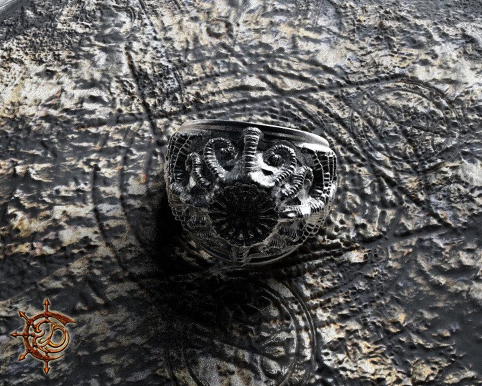 Cthulhu-alazif-necronomicon Ring - Etsy