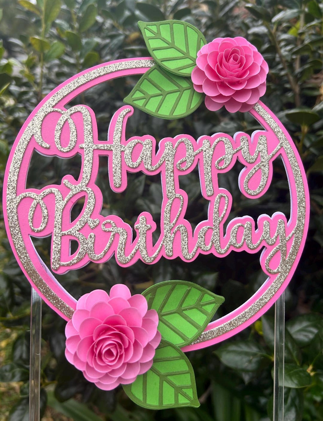 Birthday Cake Topper - Etsy