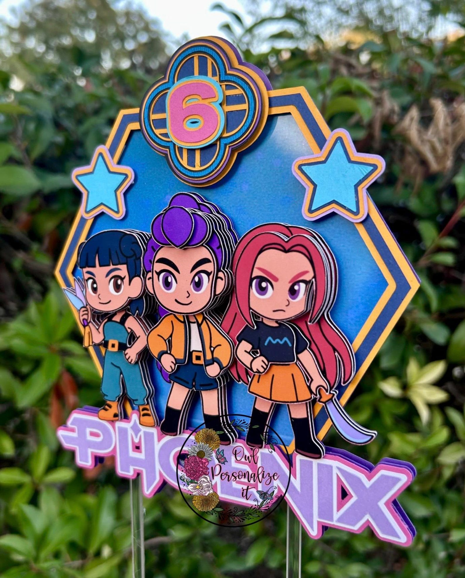 Huntrix Cake Topper - Etsy