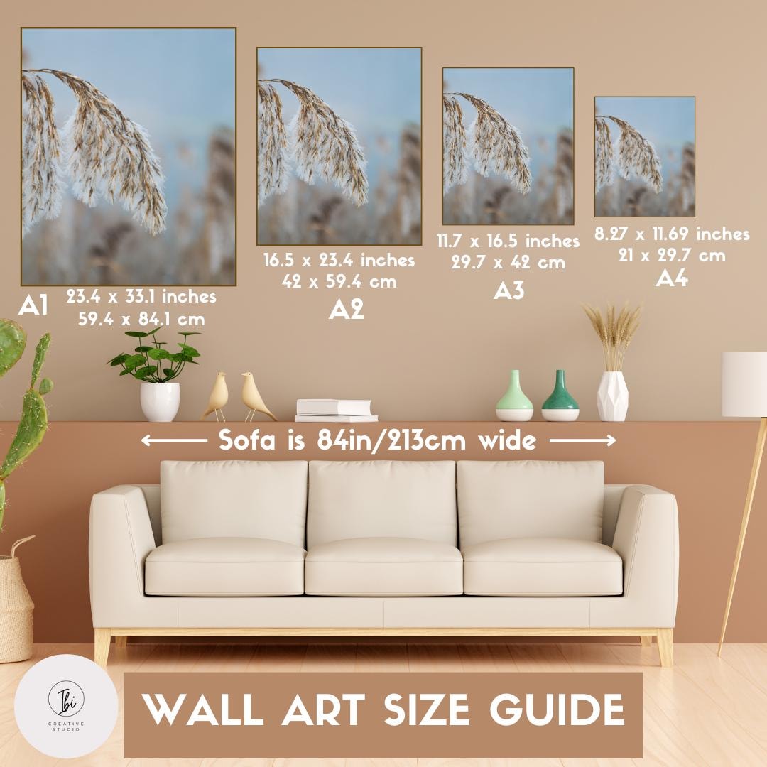 Wall Art Size Guide: A1, A2, A3 and A4 - Digital Download - Etsy