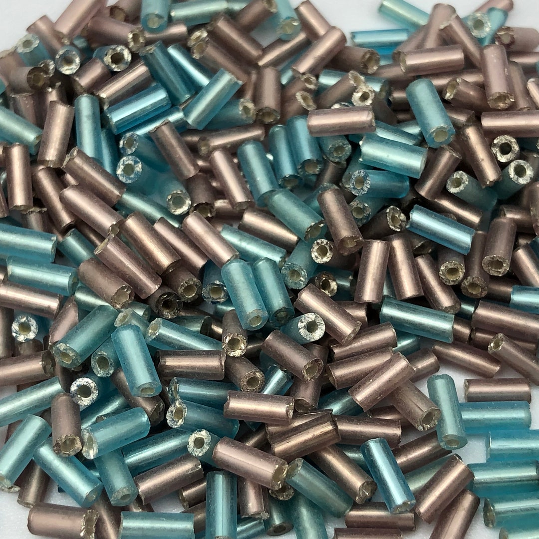 10g Pastel Core Matt Bugle Bead Mix, Mixed Pastel Colour C4mm 6mm Beads ...