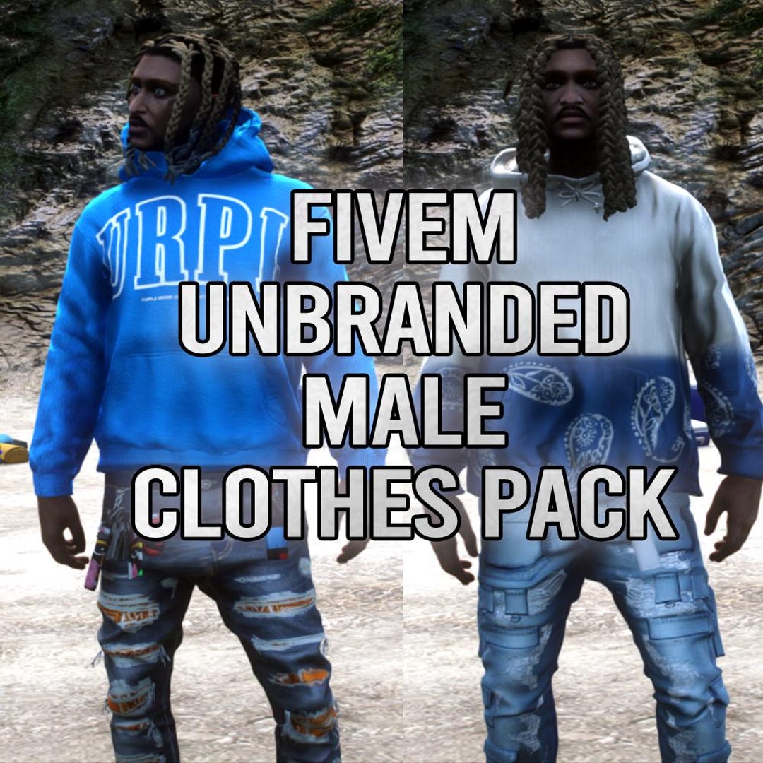 Fivem Unbranded Male Clothes Pack | Fivem Ready | Optimized | - Etsy
