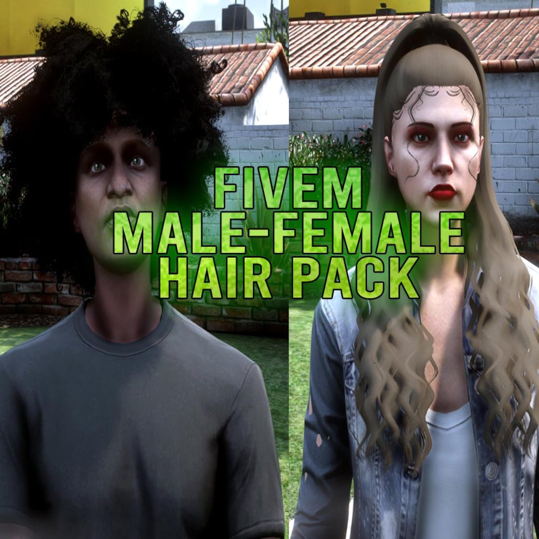 Fivem Exclusive Hair Pack | Male-female | Fivem Ready | Add-on | - Etsy Australia
