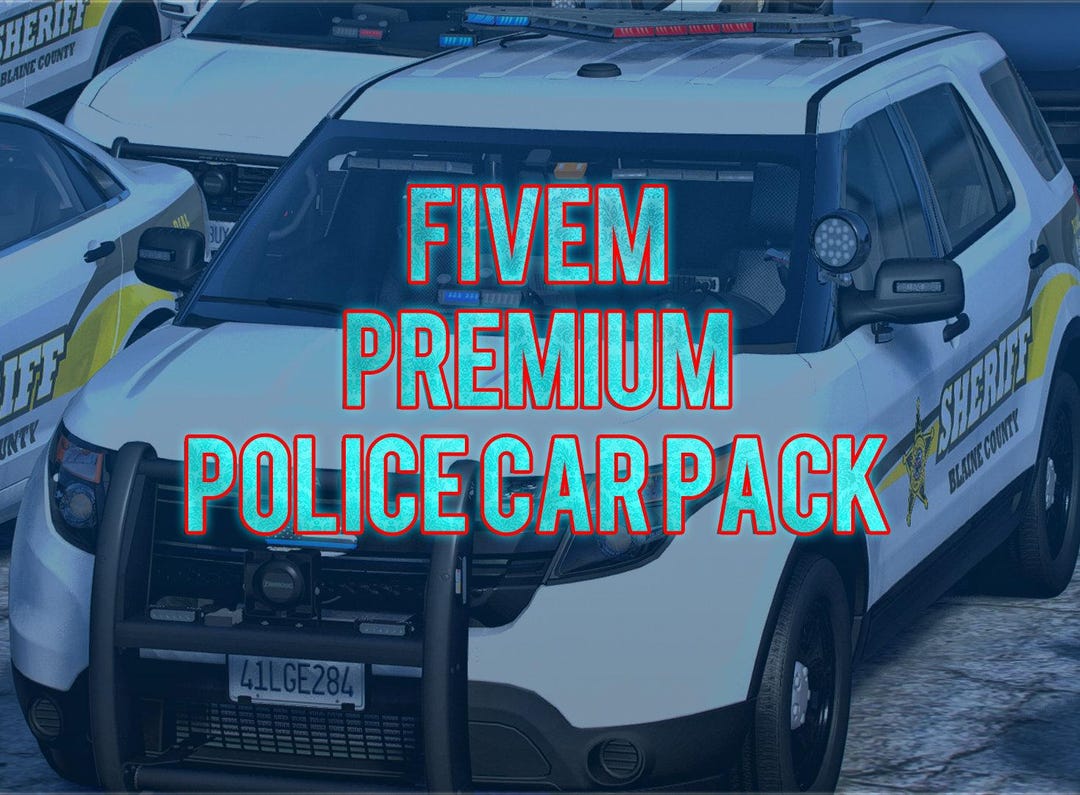 Fivem Premium Police Car Pack: Fivem Ready, High Quality, Optimized - Etsy
