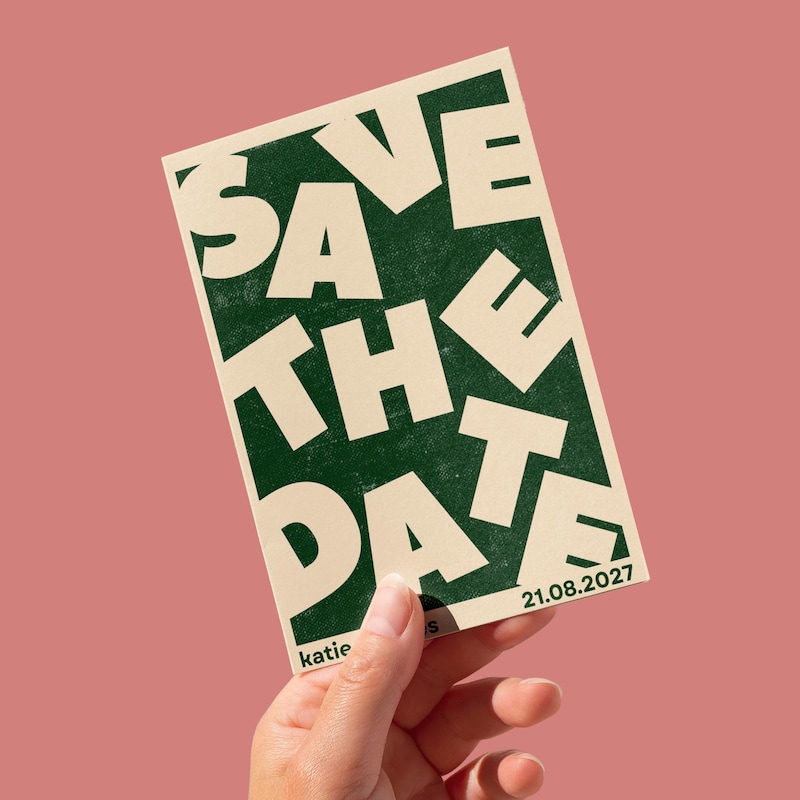 Architectural Save the Date - Etsy