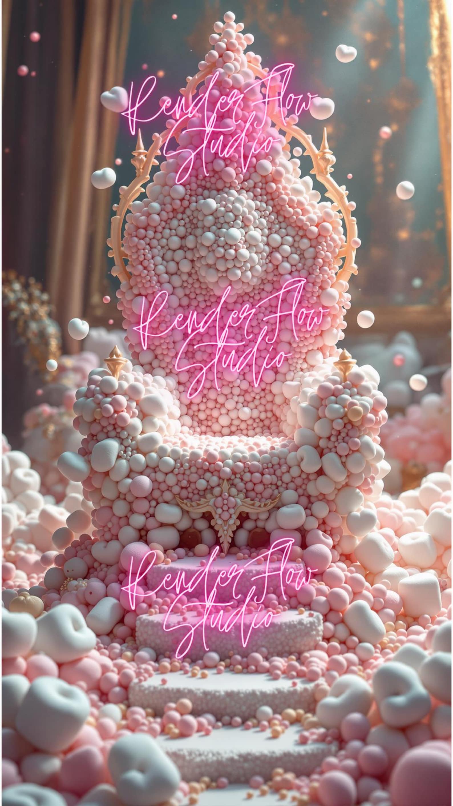 Cotton Candy Fantasy iPhone Wallpapers – Dreamy Pink Aesthetic ...