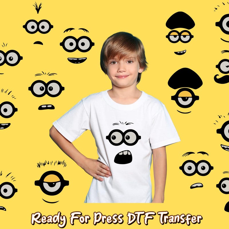 Face Shirt Dtf Transfer - Etsy