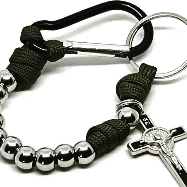 Rosary Keychain - Etsy