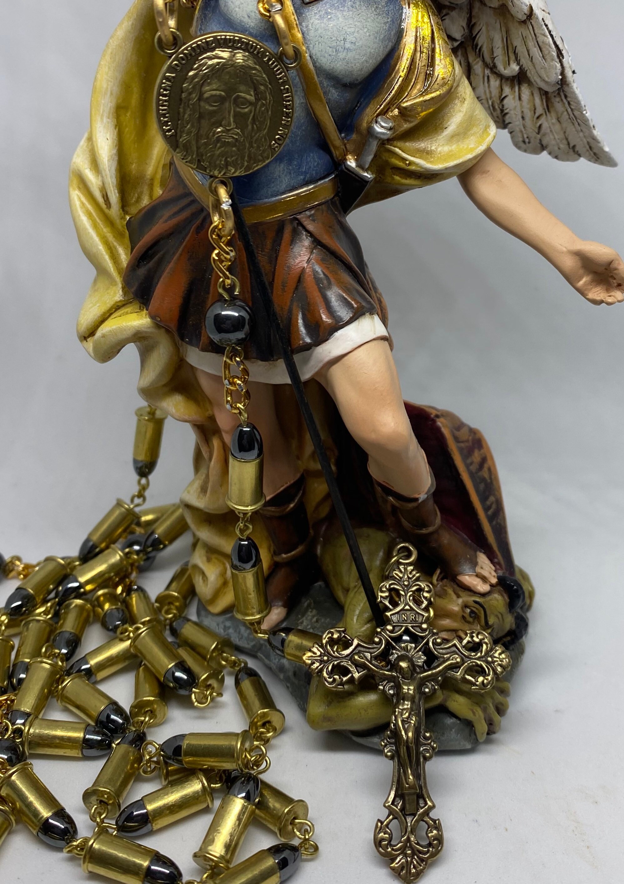 Bullet Rosary With Holy Face of Jesus Center and Complimentary Case - Etsy