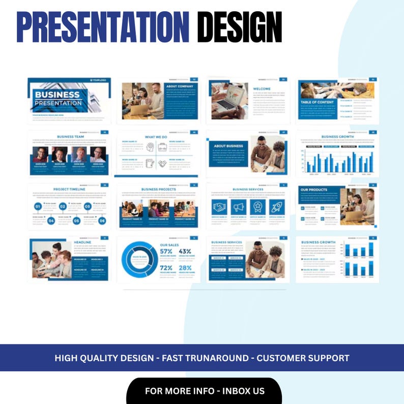 Professional Presentation Design Services | Branded PPT Slides | Pitch ...