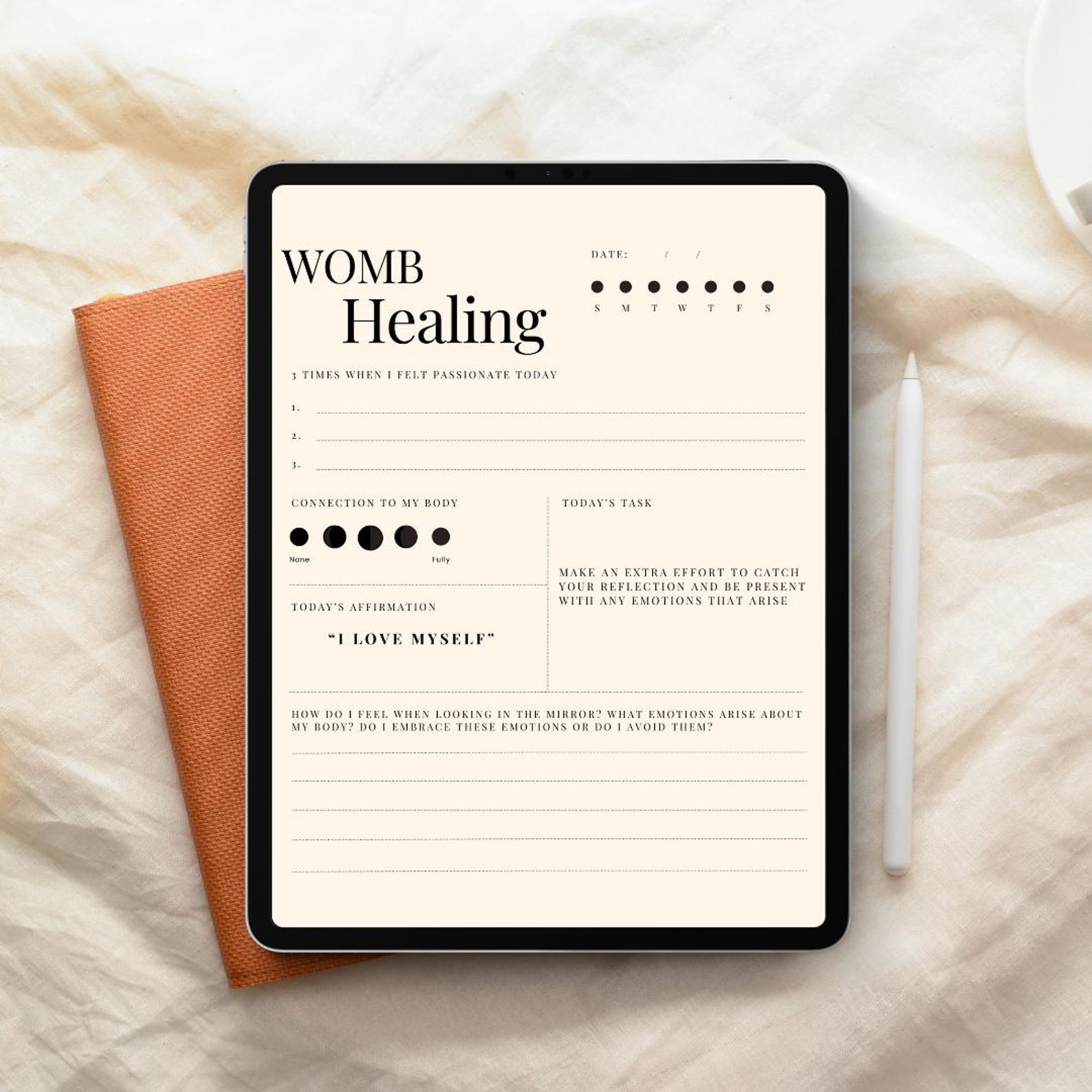 Womb Healing Journal: Trauma Release, Manifestation Guide (PDF Download ...
